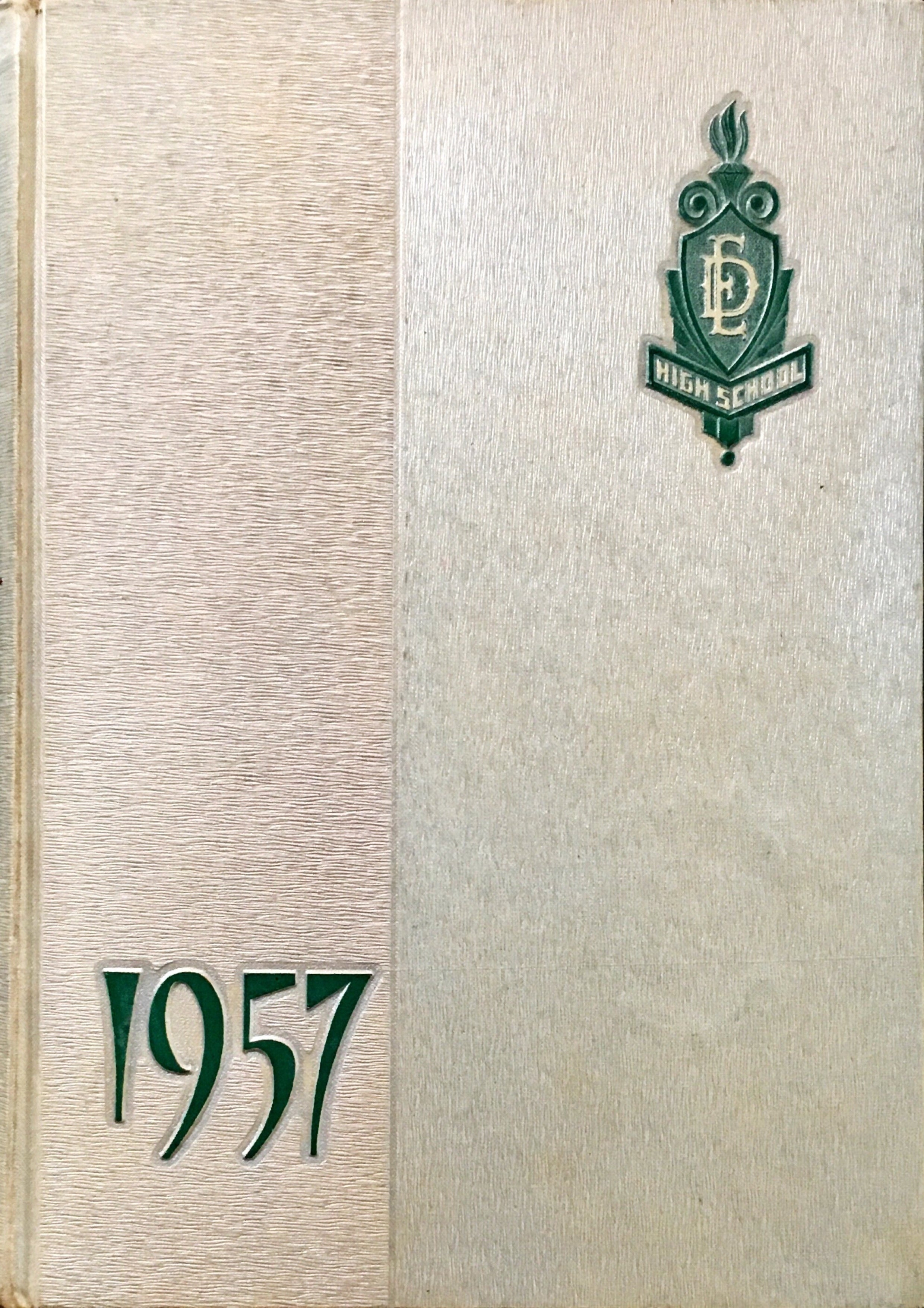 1957 East Detroit High School Yearbook in Eastpointe, Michigan * The 1 ...